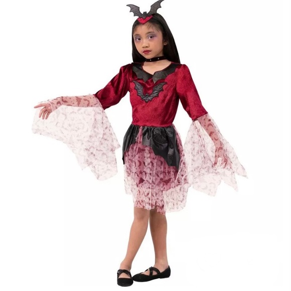 Costumes | Girls Vampira Vampire Halloween Costume Dress Up Role Play ...